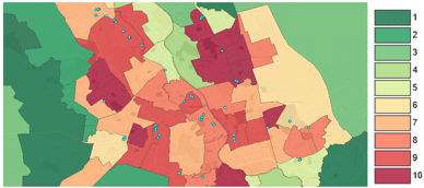 Super-Site Me: Why are fast-food restaurants located where they are?